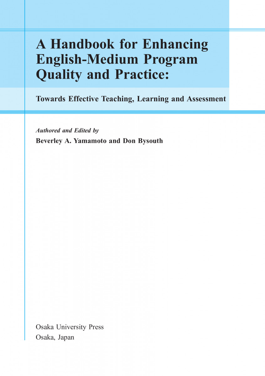 A Handbook for Enhancing English-Medium Program Quality and Practice